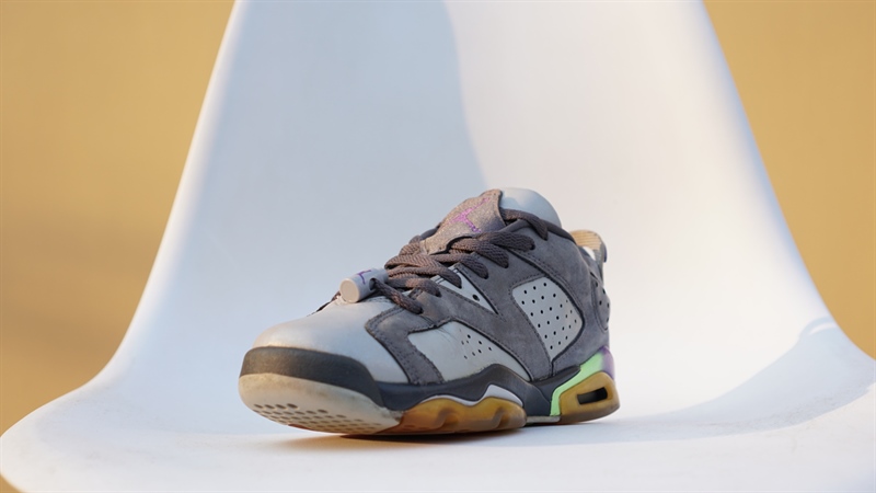 Giày bóng rổ Jordan 6 Dark Grey 768878-008 2hand
