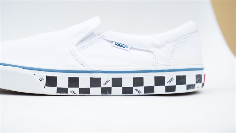 Giày Vans Slip on White limited 721356 2hand - Trung Sneaker - Giày ...