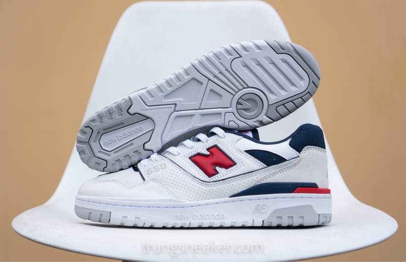 Giày New Balance 550 White Red Blue Sample