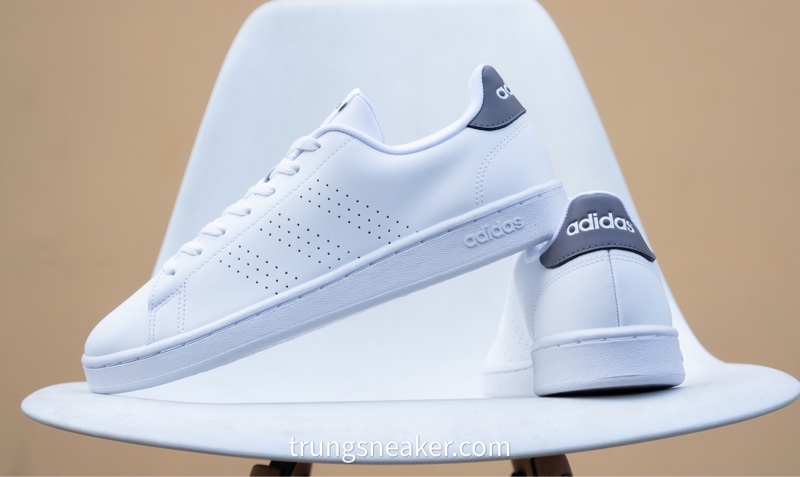 Giày Tennis Adidas Advantage White Grey GW9161