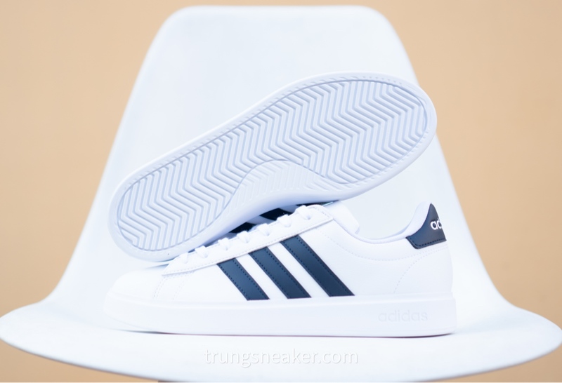 Giày Adidas Grand Court 2.0 White Navy GW9199