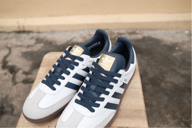 Giày Adidas Samba OG White Dark Navy JP5632 (Sample)