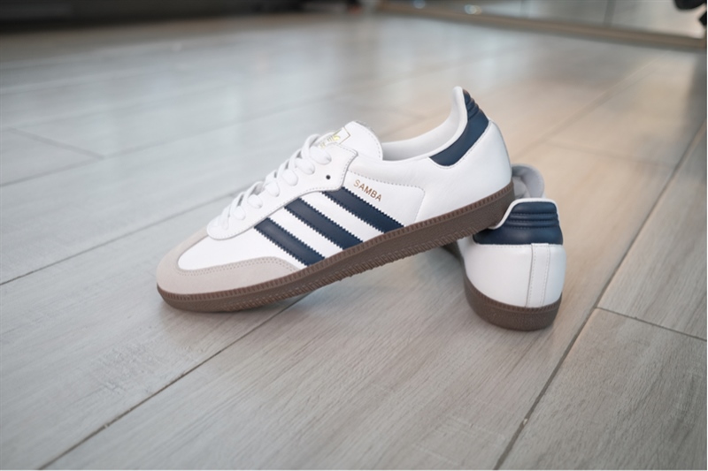 Giày Adidas Samba OG White Navy JH5688 (Sample)